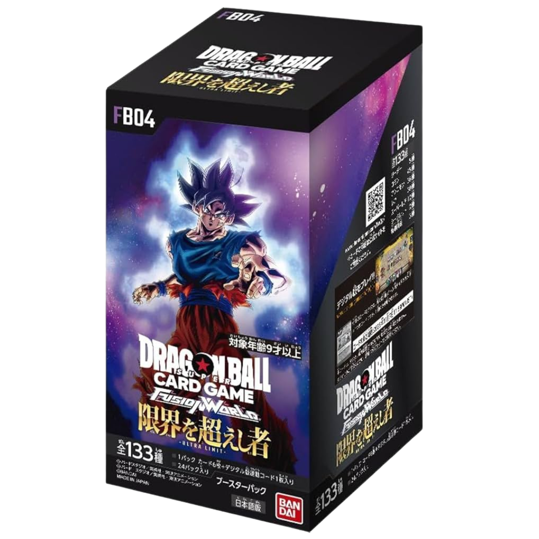 Dragon Ball Super Card Game Fusion World FB-04 Ultra Limit Booster Box ...